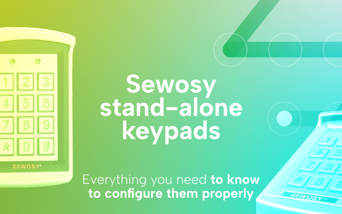 How to properly configure a SEWOSY stand-alone keypad